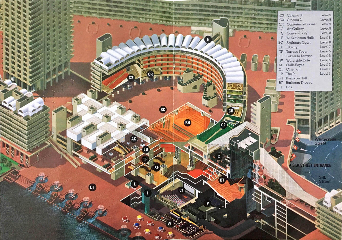 The Barbican map, Copyright: Barbican Art Centre