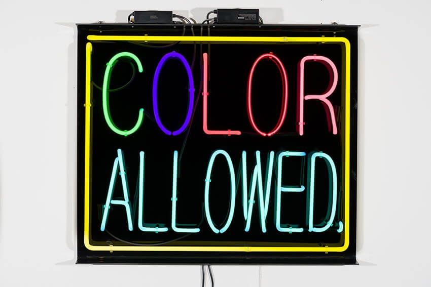 Color Allowed, 2020 (출처: contemporaryartreview.la)